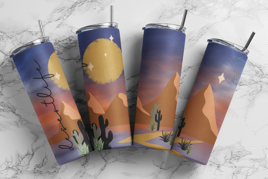 Desert Life Tumbler, Arizona Desert Tumbler, Desert Tumbler, New Mexico ...