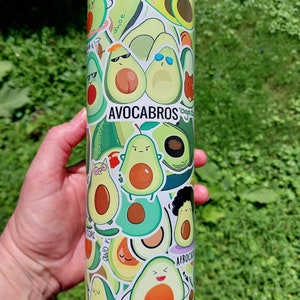Avocado Tumbler, Avocado Lover Tumbler, Avocado Cup, Avocabro Tumbler ...