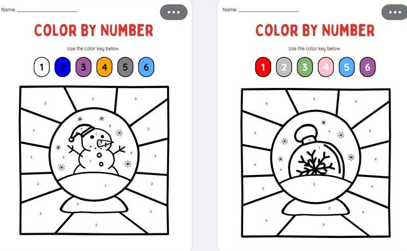 Pre-k Christmas Worksheet Packet - Etsy