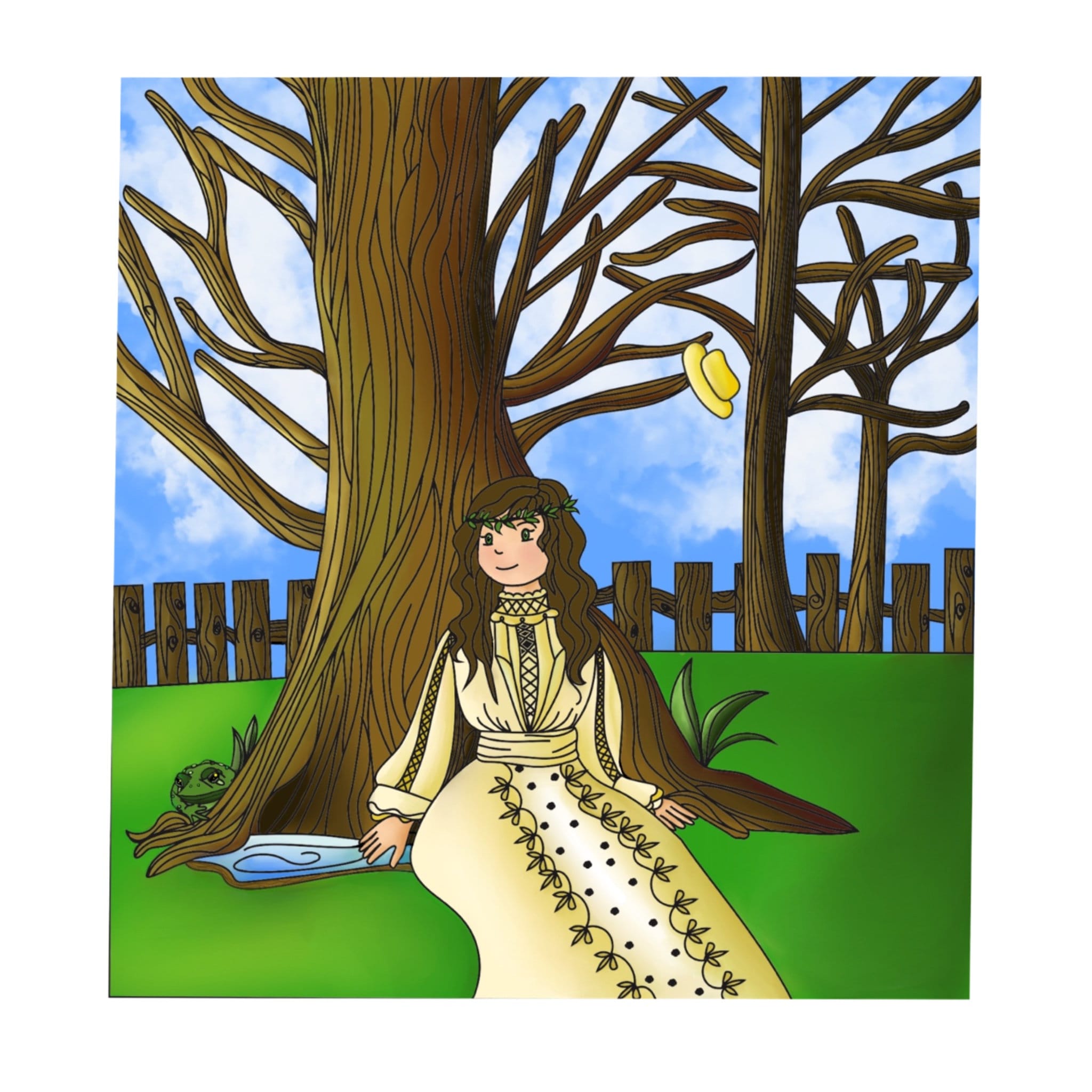 Tuck Everlasting Fan Art Coloring Page Includes a Paint Palette - Etsy ...