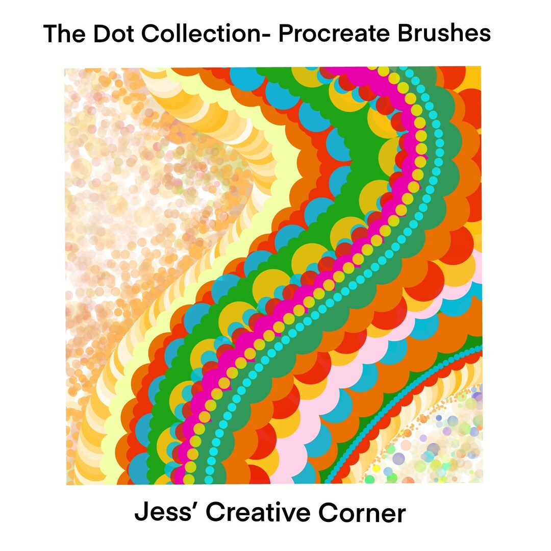 The Dot Collection Procreate Brushes - Etsy