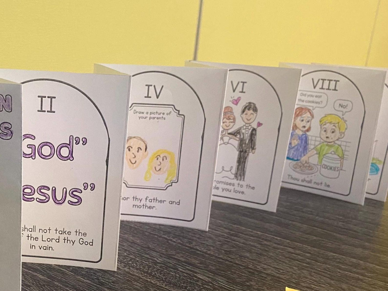 Ten Commandments Book | Christian/catholic Printable for Kids | Digital ...