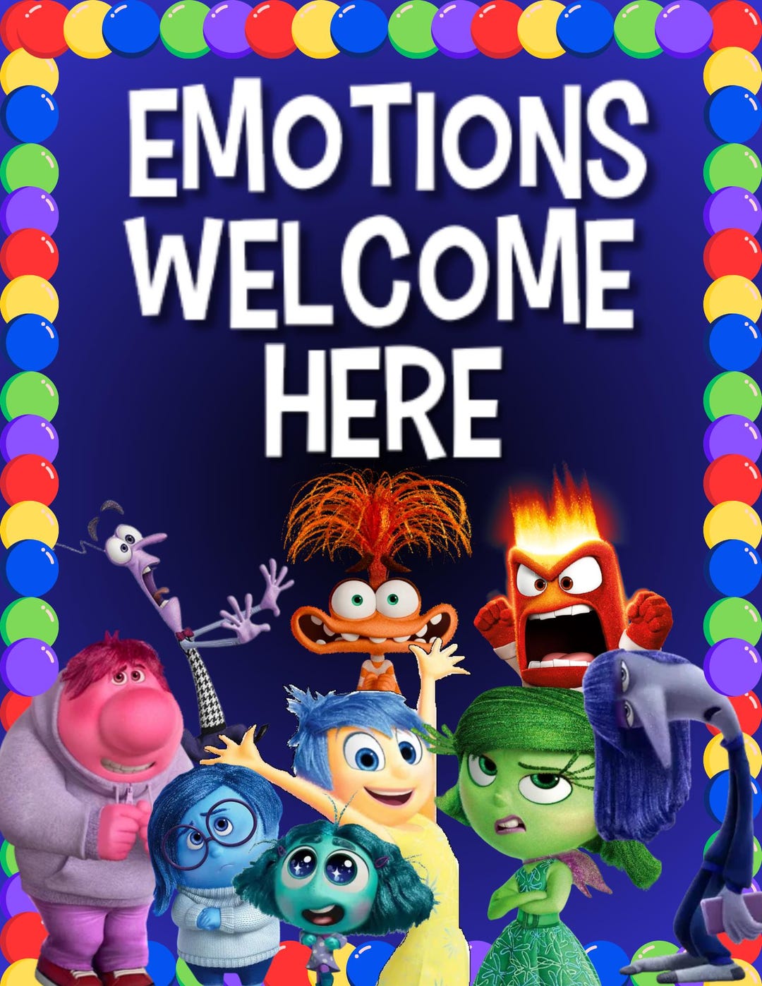 Inside Out Inspirational Poster - Etsy