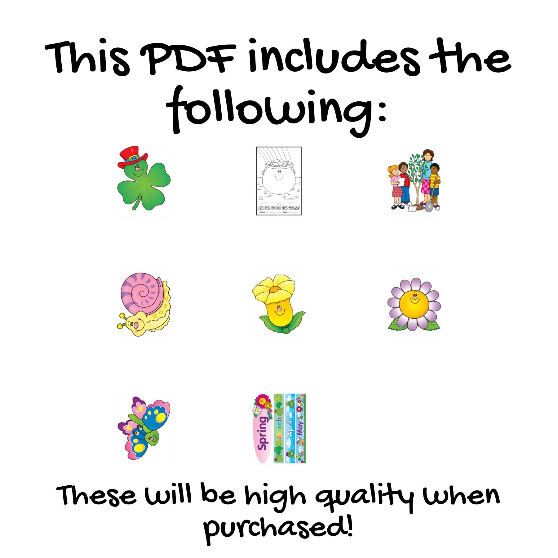 Carson Dellosa Spring Bulletin Board Icons | 90s Style (digital ...