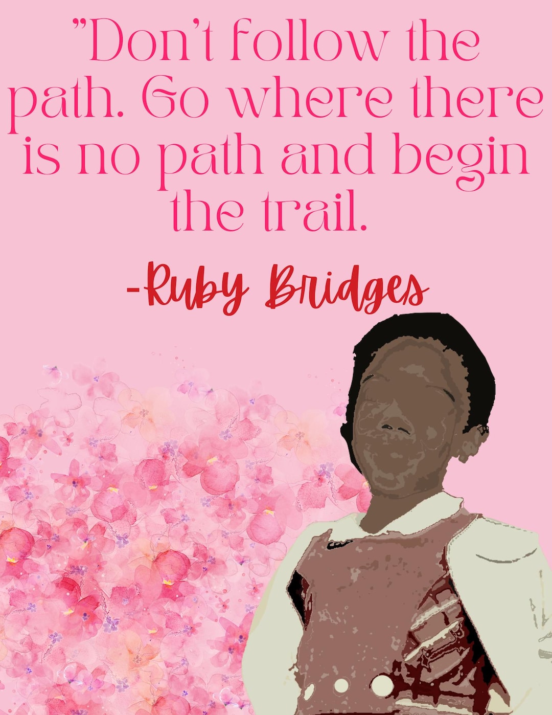 Ruby Bridges Inspirational Poster - Etsy