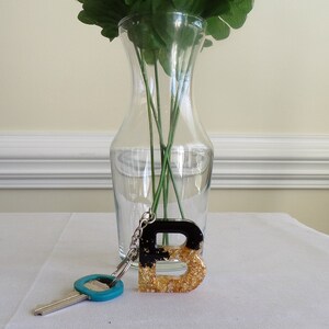 Alphabet Letter Keychain - Etsy