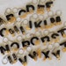 Alphabet Letter Keychain - Etsy