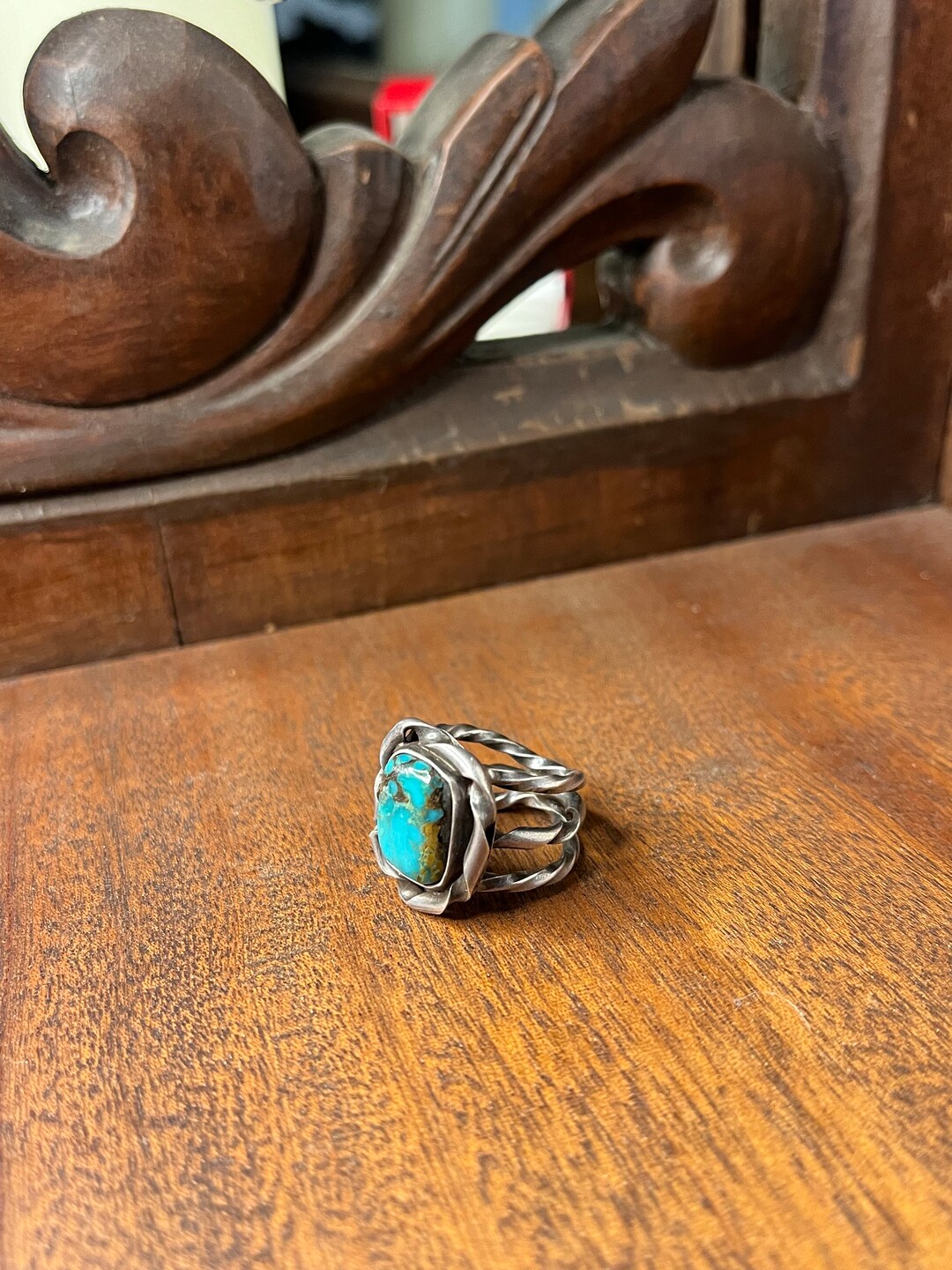 Antique Vintage Navajo Turquoise Ring Old Pawn Navajo Jewelry Jewlery ...