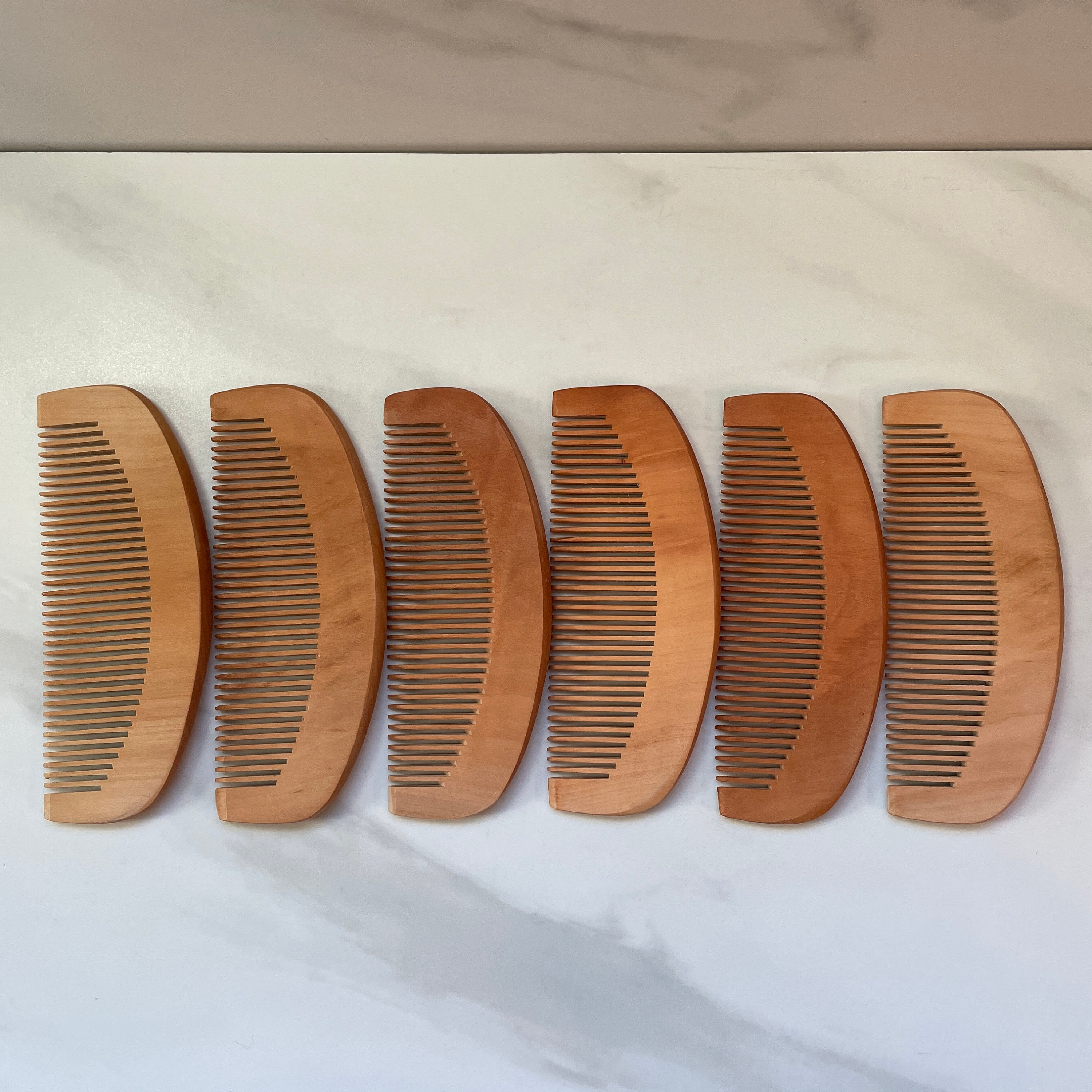Wooden Beard Comb Bulk Wooden Combs Unique Groomsmen Gift Dopp Kit ...