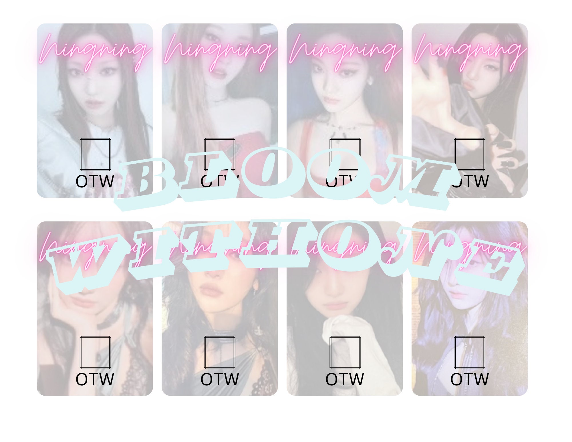 Aespa Ningning Photocard Collection Binder Fillers All Korean Cards ...