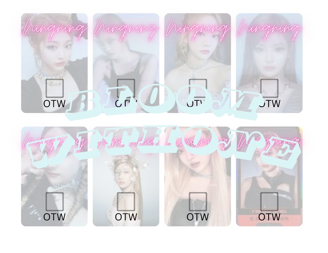 Aespa Ningning Photocard Collection Binder Fillers All Korean Cards ...