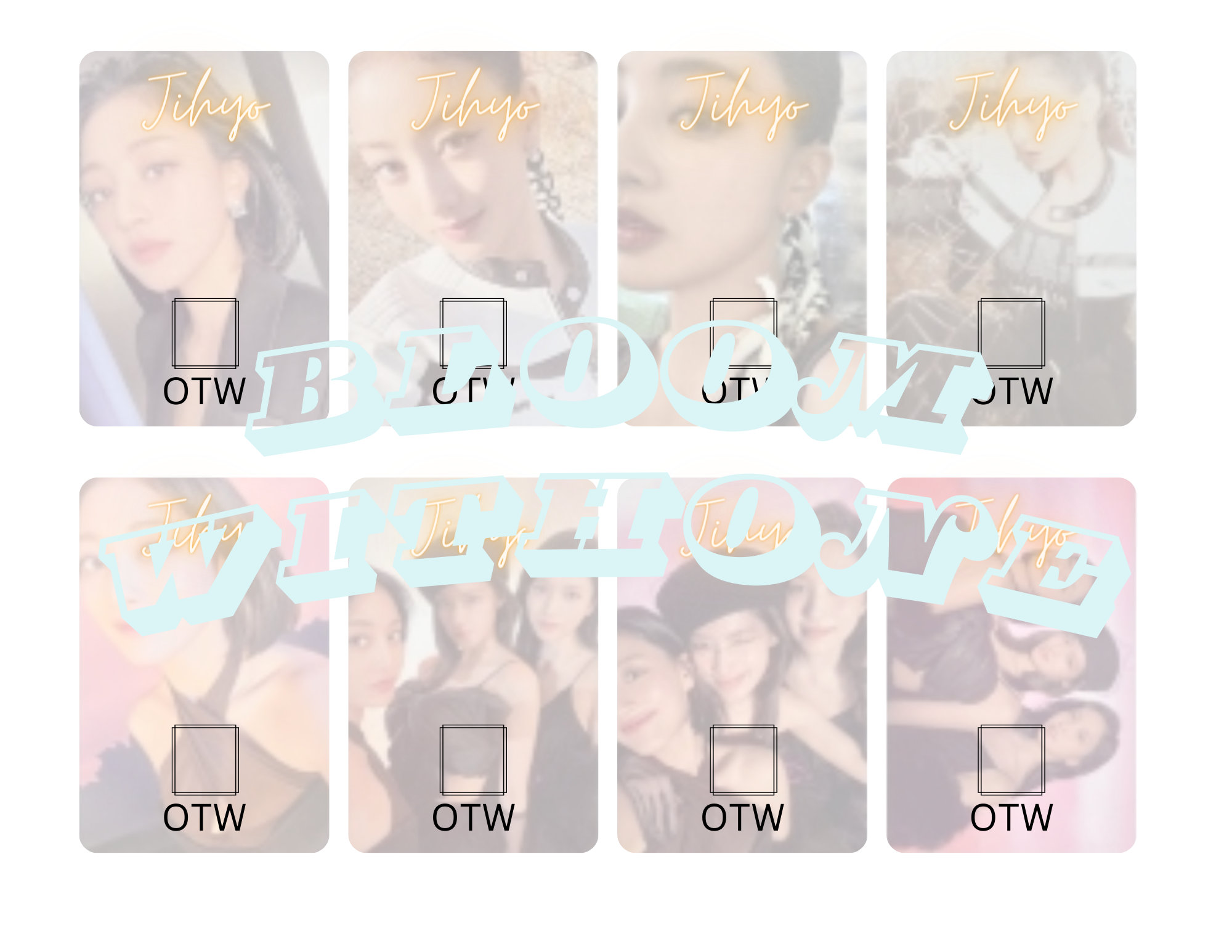 Twice Jihyo Photocard Collection Binder Fillers All Korean Cards TSB ...