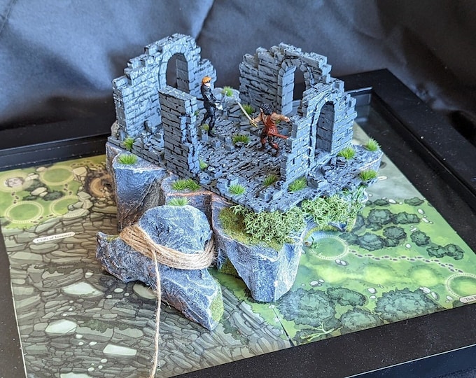 PRINCESS BRIDE DUEL Centerpiece Diorama Set Model Inigo Montoya Sword ...