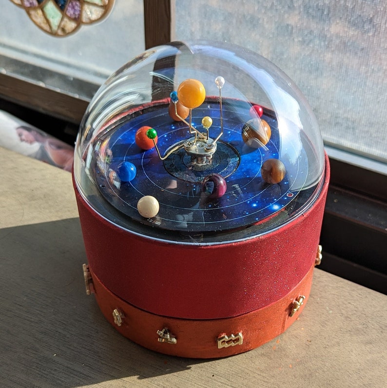 Orrery Gift Box Solar System Model Space Planetarium - Etsy