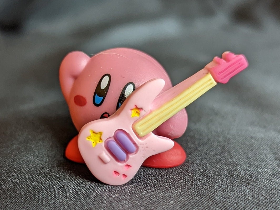 Kirby Mini Rock Guitarist Musician Gamer Gift Kirby - Etsy
