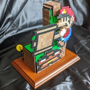 AUTOMATON Hammer Mario Automata Squishing Goomba Figure Model FUNNY ...