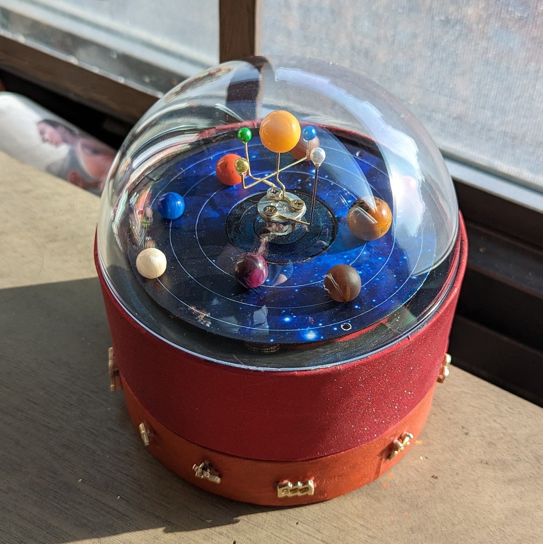 Orrery Gift Box Solar System Model Space Planetarium Astronomy Planets ...