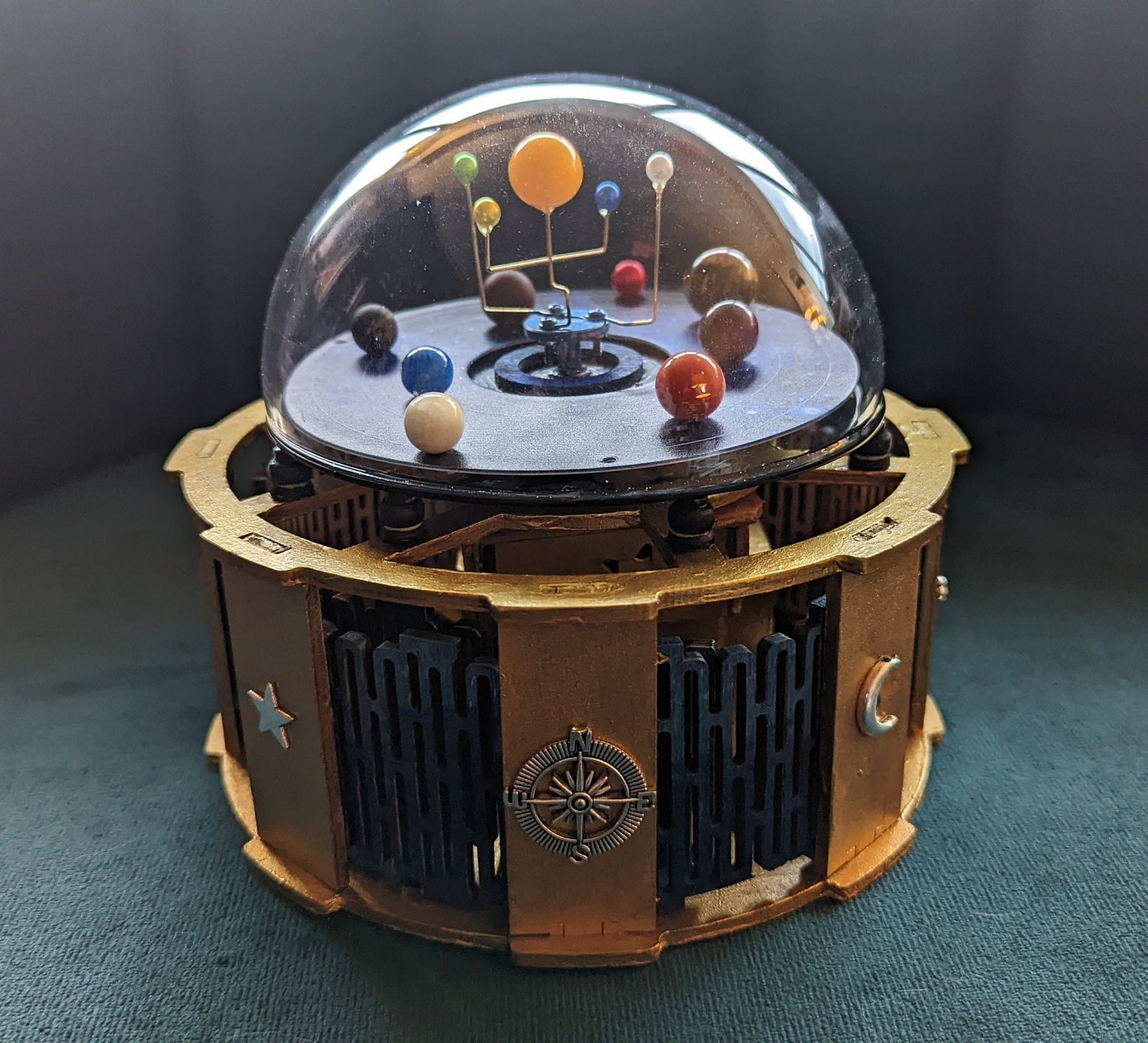 Dome Orrery Mechanical Solar System Model Universe - Etsy