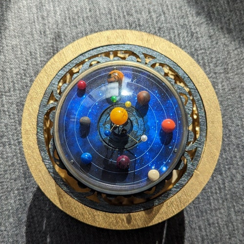 Orrery Gift Box Solar System Model Space Planetarium - Etsy