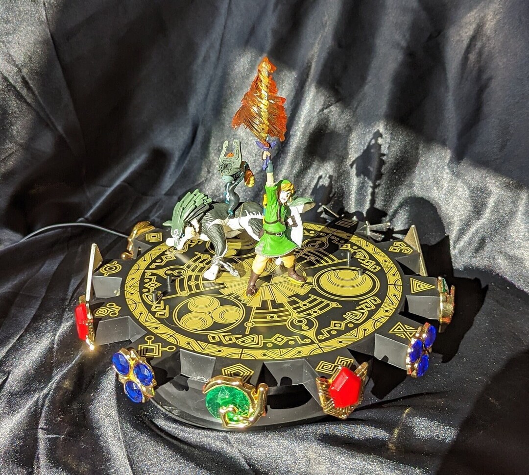 Rotating Zelda Moving Sword Shrine Door of Time Gear - Etsy