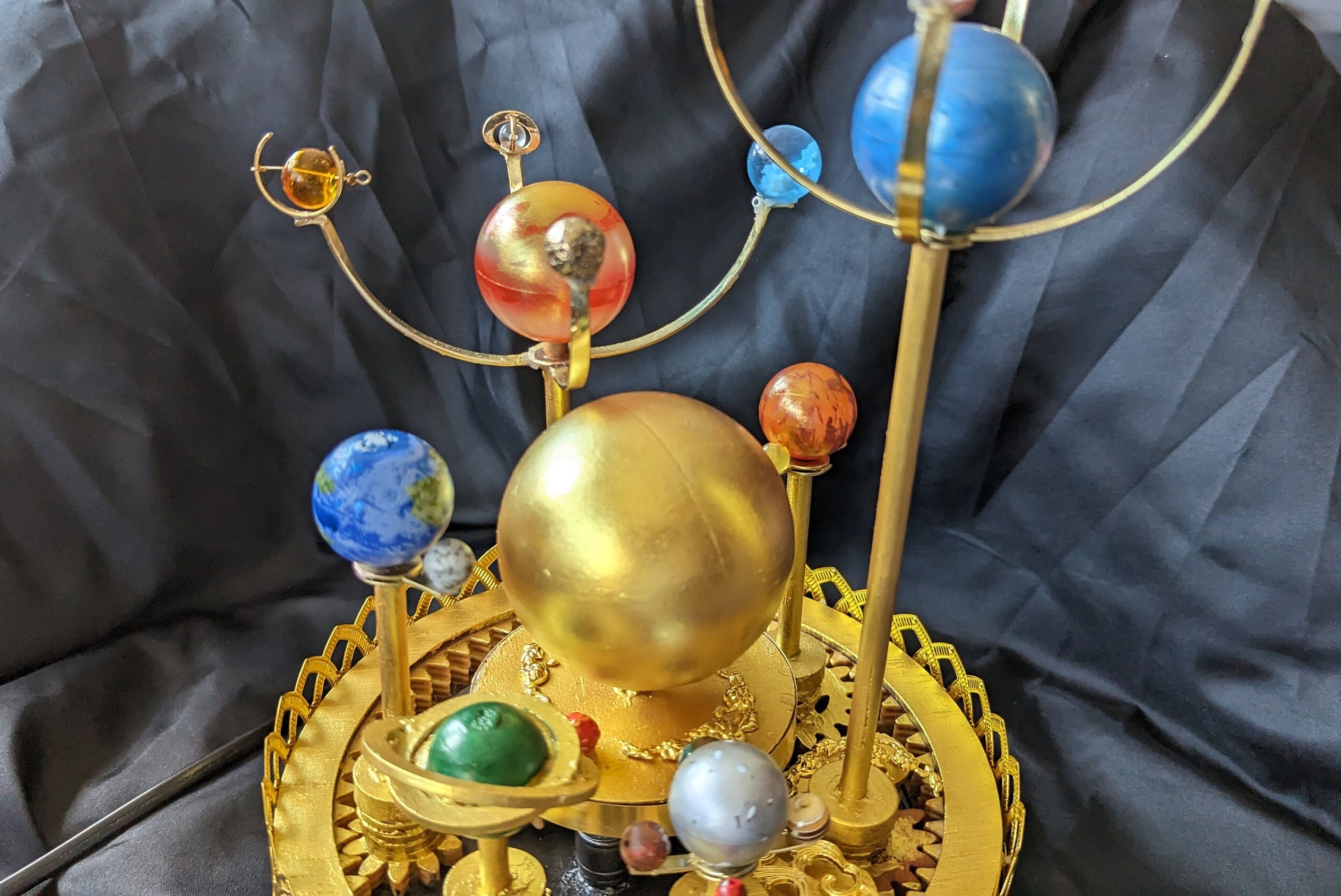 Metal Solar System Model