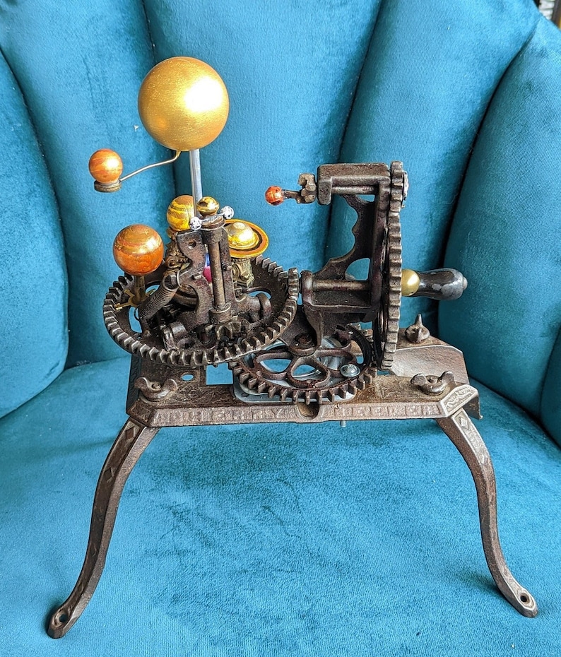Planetario antiguo Modelo del sistema solar Mecánico - Etsy México