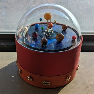 Orrery Gift Box Solar System Model Space Planetarium Astronomy Planets ...