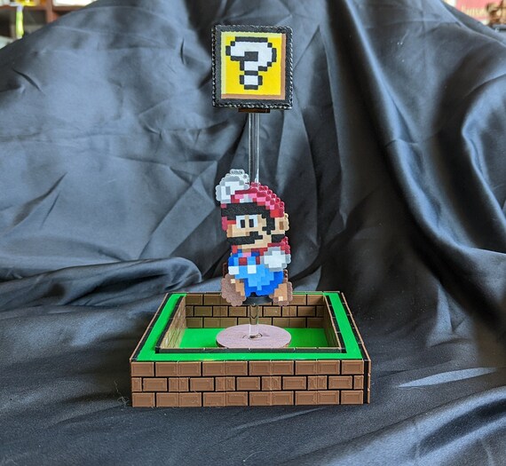 Jumping Mario Interactive Automaton Automata Block - Etsy