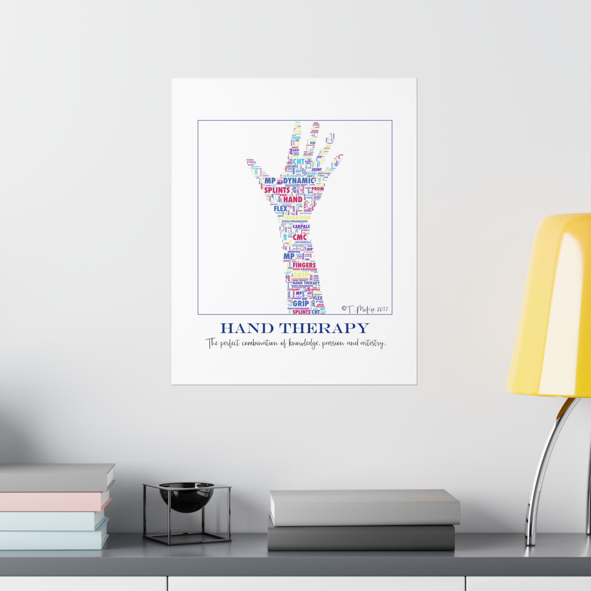 Hand Therapy Word Art 16"x20" Poster - Etsy