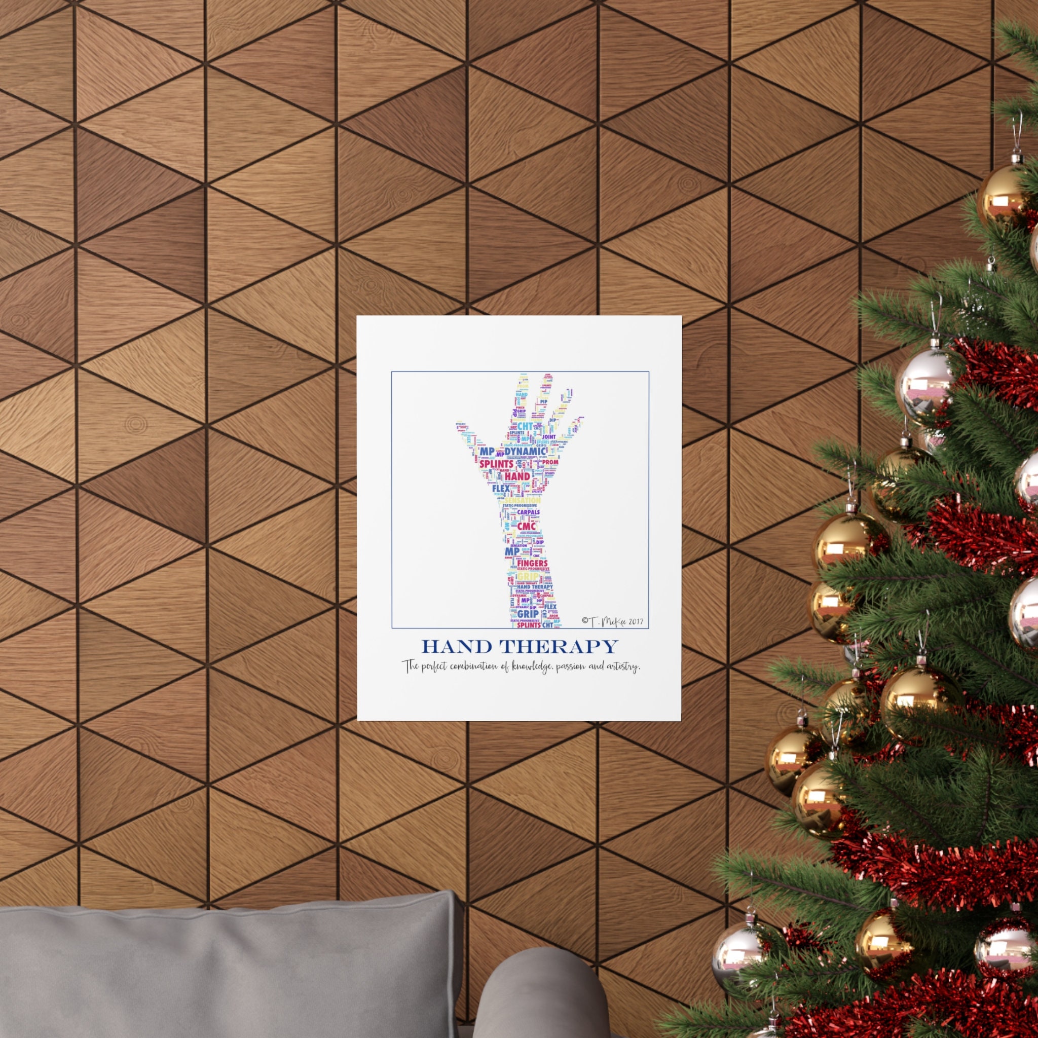 Hand Therapy Word Art 16"x20" Poster - Etsy