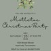 Mistletoe Christmas Party Invitation Template: Festive Holiday Design ...