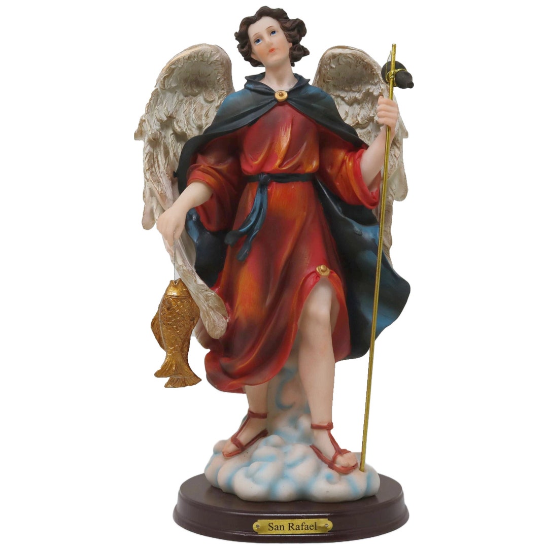 Archangel Raphael Resin Statue Heavenly Healer, Guide of the Blind ...