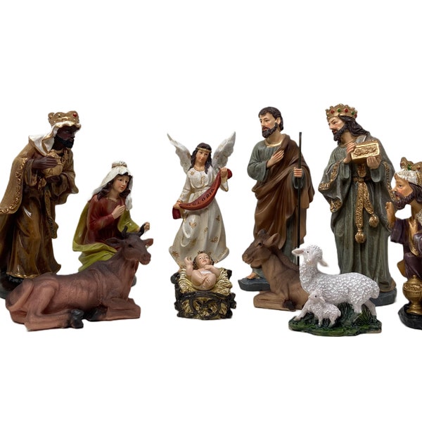 Nativity Set Resin - Etsy