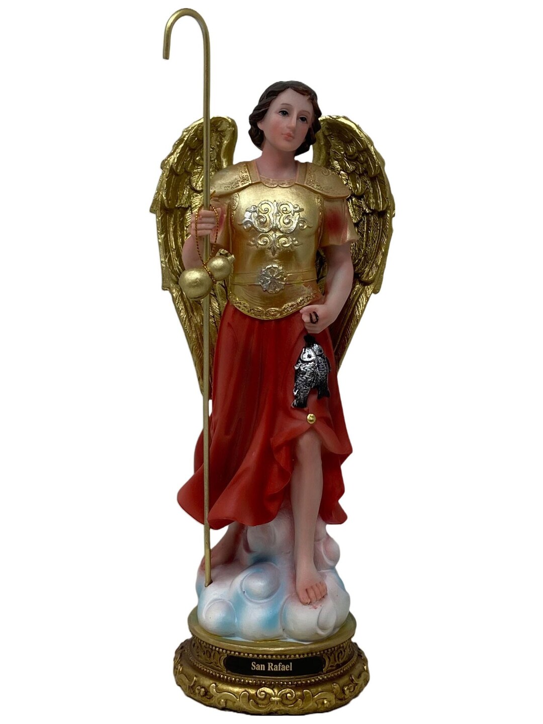 San Rafael Arcangel Saint Raphael the Archangel 13 Inch Finely Finished ...