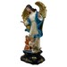 Angel De La Guarda/guardian Angel Resin Statue With a - Etsy