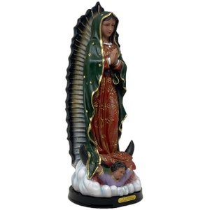Virgen De Guadalupe Our Lady of Guadalupe 18 Inch Handcrafted Resin ...