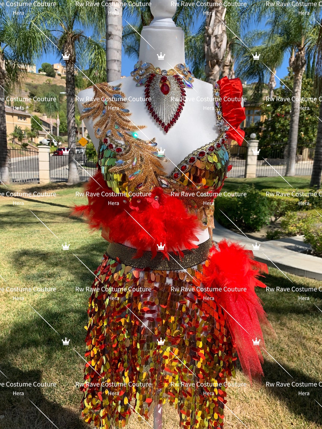 The Hera Skirt Only/festival Clothing/halloween Costume/rave Outfit/edc ...