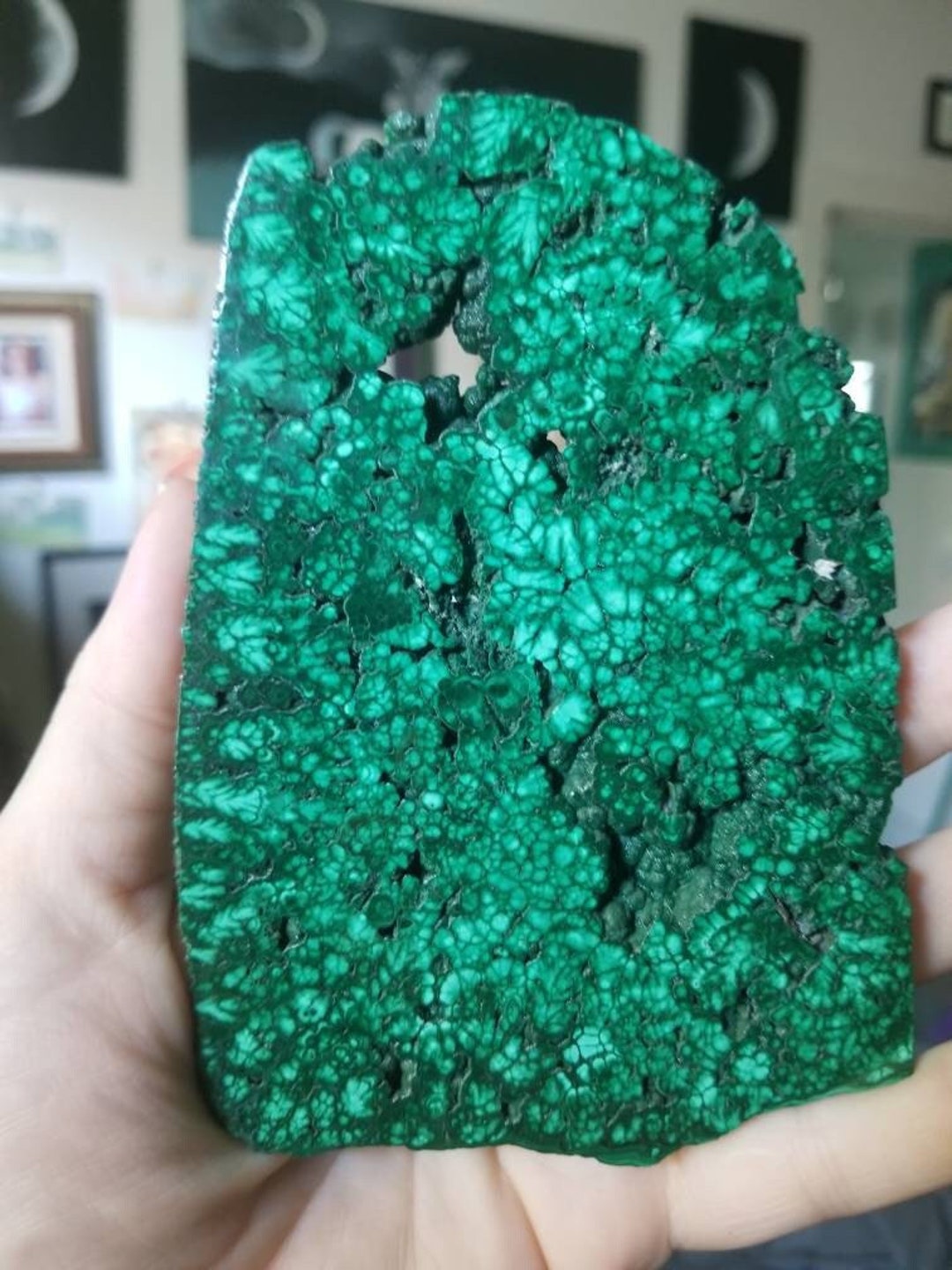 Malachite Slab, Sphere, Tower, Velvet Malachite Raw | Natural Crystal ...