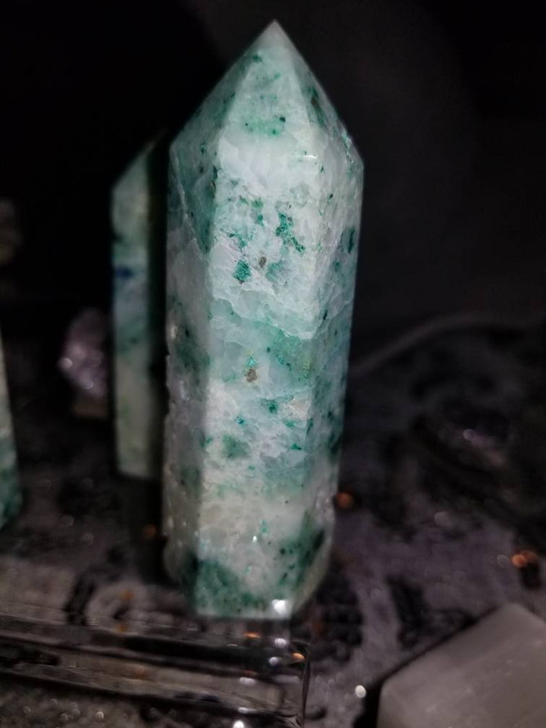 Phoenix Stone Sphere and Tower | Beautiful Crystal | Genuine Gemstone ...