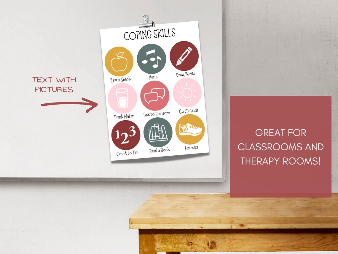 Coping Skills Packet Mental Health Breathing & Grounding - Etsy