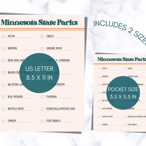 State Parks Checklist, Minnesota State Parks, MN State Parks, Map ...