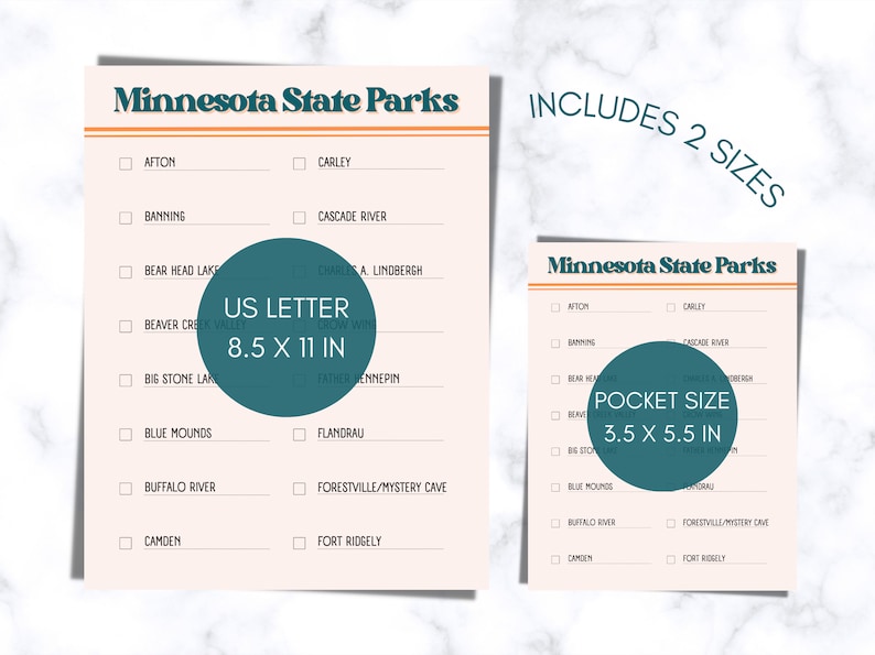 State Parks Checklist, Minnesota State Parks, MN State Parks, Map ...