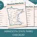 State Parks Checklist, Minnesota State Parks, MN State Parks, Map ...