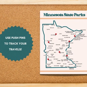State Parks Checklist, Minnesota State Parks, MN State Parks, Map ...