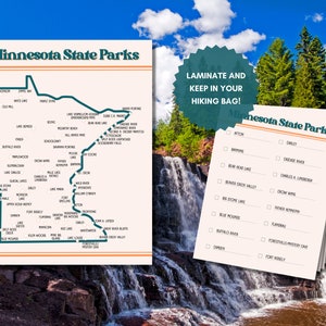 State Parks Checklist, Minnesota State Parks, MN State Parks, Map ...