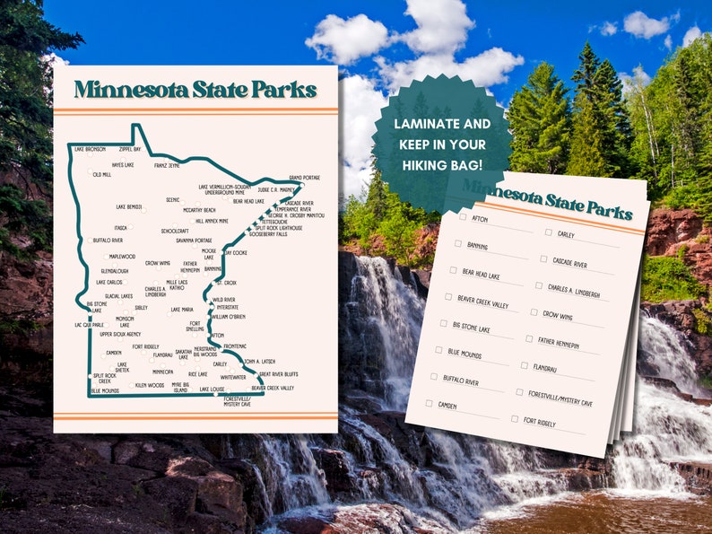 State Parks Checklist, Minnesota State Parks, MN State Parks, Map ...