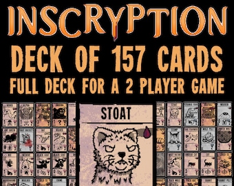 Inscryption Eight Card Booster Pack - Etsy UK