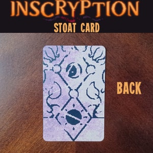 Inscryption Stoat Card - Etsy