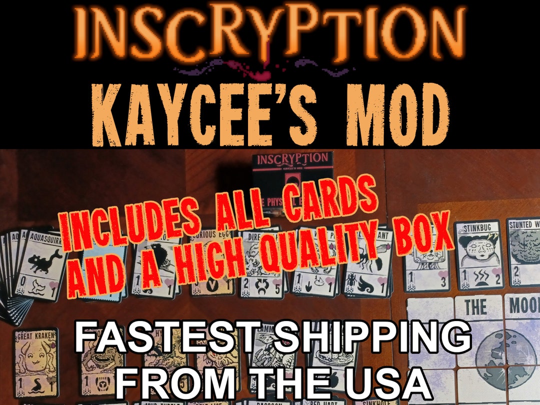 Inscryption: Kaycee's Mod Card Game Plus Box - Etsy