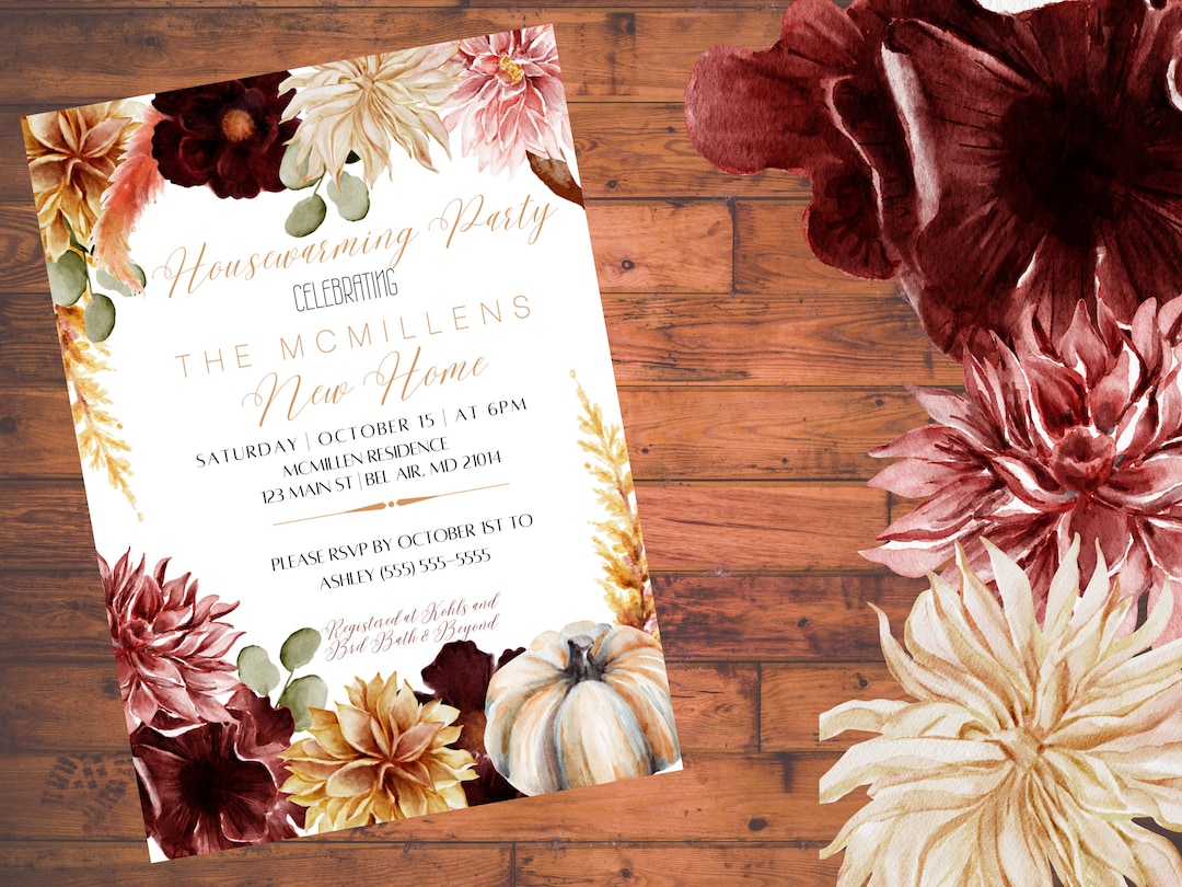 Editable, House Warming, Home Sweet Home, Invite, Invitation ...